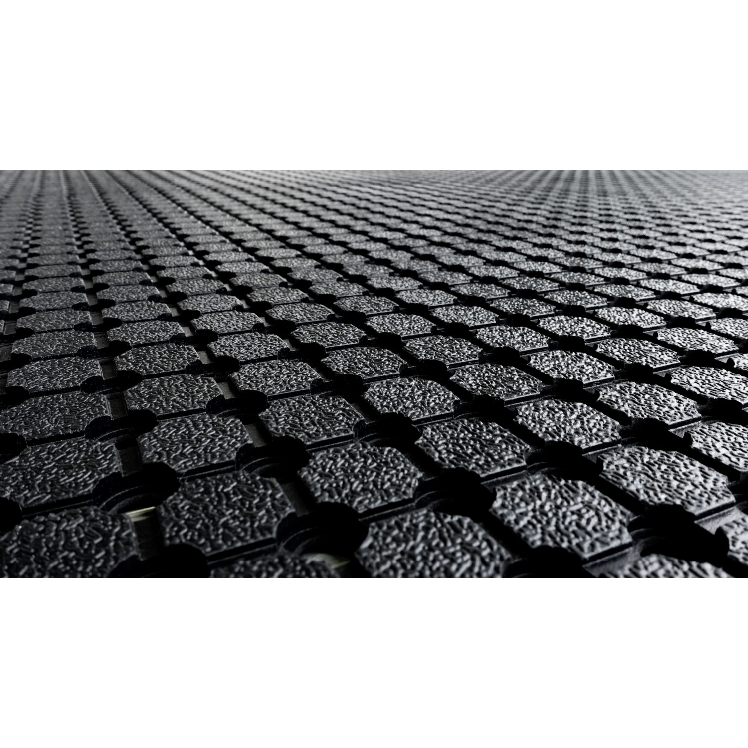 Max Carpet Διάδρομος Forte Μαύρο Ματ 100% Καουτσούκ